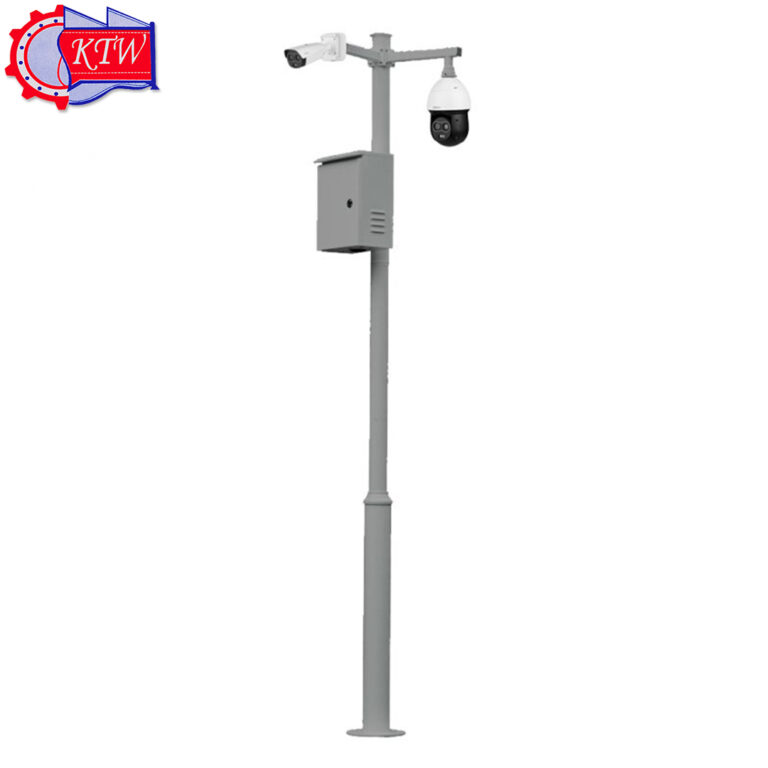 Gray Galvanized Steel Camera Pole - Kuwait Techno Works