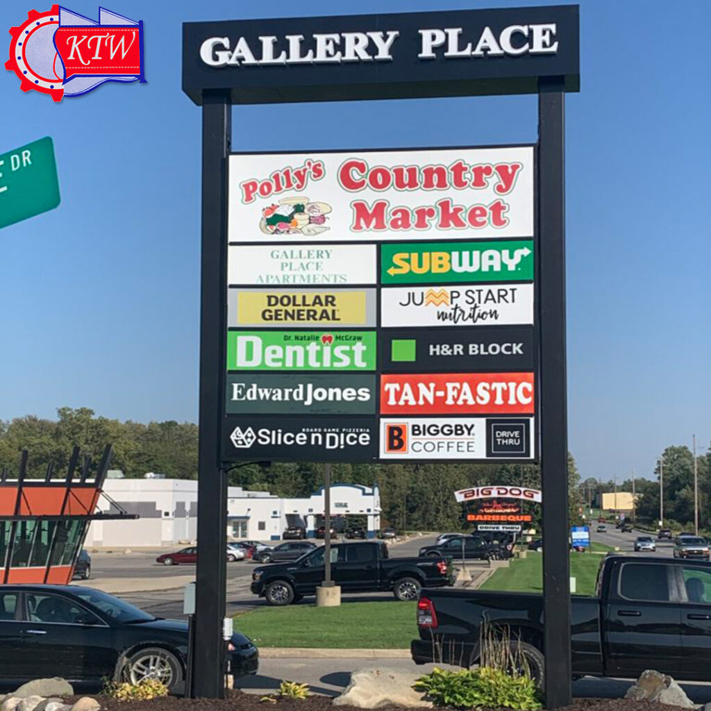 Steel Structure for Signboards (3x12 meter) - Kuwait Techno Works