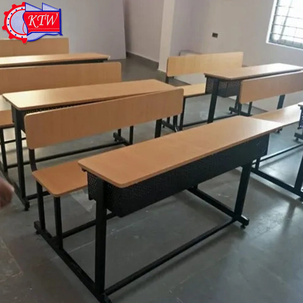 Mild Steel Desk Double Seater for School and College - Kuwait Techno Works